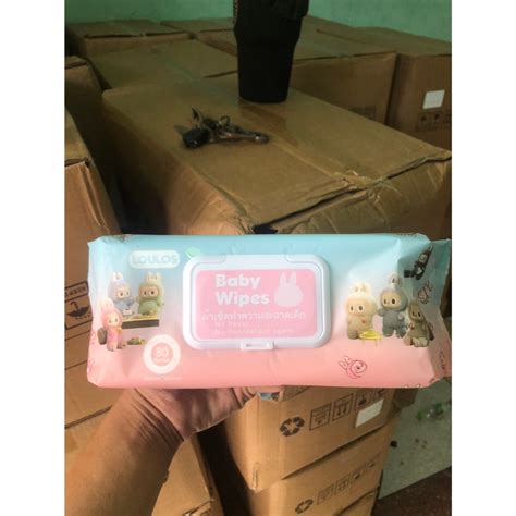 กระดาษทิชชู่เปียกแบบยาว ลาบูบู้ 1ห่อ80แผ่น Shopee Thailand