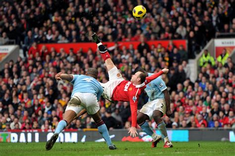 Video Wayne Rooneys Overhead Kick Voted Greatest Goal London