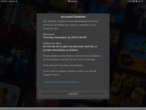 Roblox Took This Too Serioustly Rrobloxbans