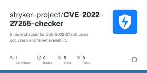 GitHub Stryker Project CVE 2022 27255 Checker Simple Checker For CVE