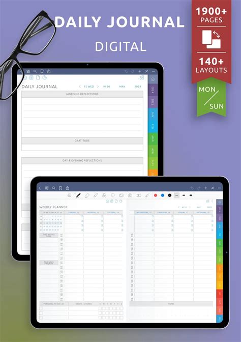 10 Daily Journal Templates Pdf To Record And Plan Your Day