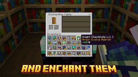 Armor Evolve Addon 121 Mcpebedrock Mod Mc Modnet