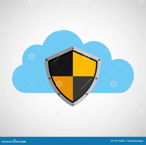 Cloud Computing Data Storage Stock Illustration Illustration Of