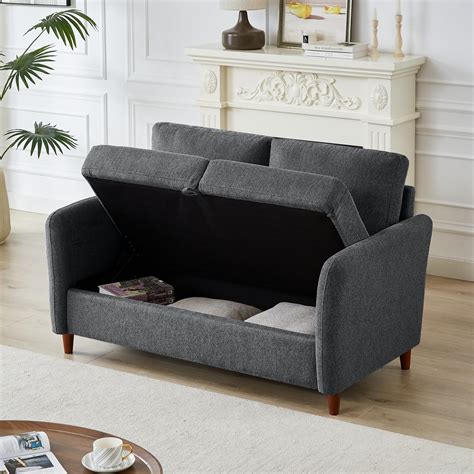 Chorlenimi Loveseat Sofa Couch With Storagesmall Love Seat