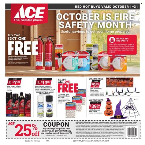 ACE Hardware Weekly Ad Flyer Specials October To October
