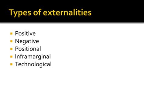 Externalities Ppt