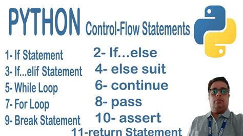 Python Control Statements If Else If Elif For Loop While