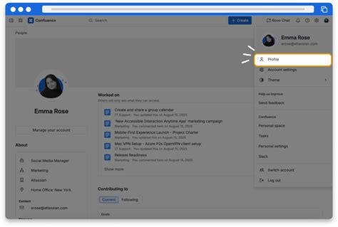 Adjust Your Personal Settings In Confluence Learning Atlassian Community
