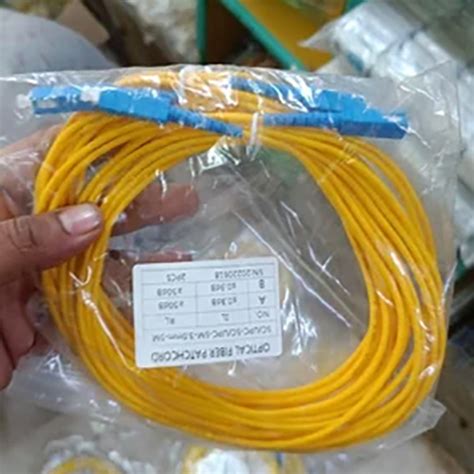Blue Colour Patch Cord Cable High Insulation Yellow Color Heat