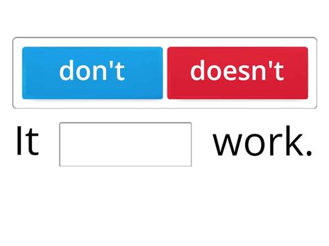 Present Simple Positive Negative Questions Missing Word