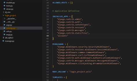 Developing A Simple Login Page With Python Django Framework