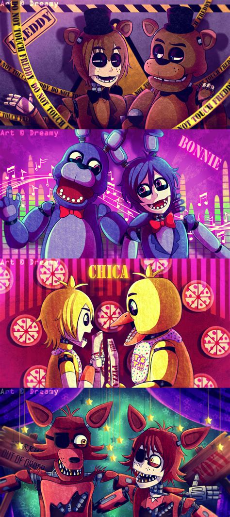 Fnaf What If They Meet Each Other By Yumechii Ni On Deviantart