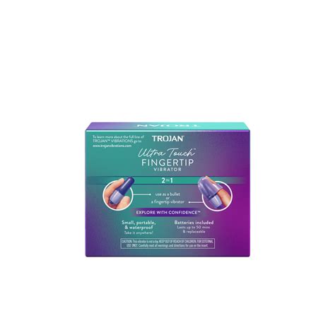 Finger Vibrator Ultra Touch Personal Massager Trojan
