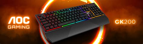 AOC GK200 Gaming Keyboard PC Keyboard With English Layout 25 Anti Ghosting Keys 25 N Key