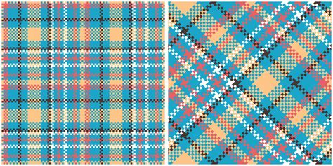 Tartan Plaid Seamless Pattern Classic Plaid Tartan Flannel Shirt