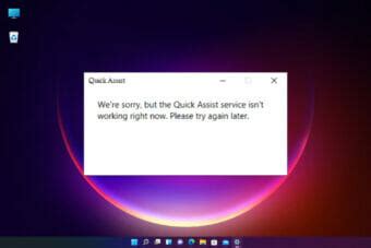 Quick Assist Is Not Working Or Opening Ways To Fix It