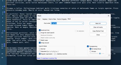 highlight empty lines in notepad super user
