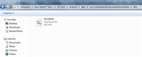 Android Sqlite Database File System