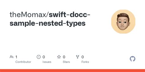 github themomax swift docc sample nested types