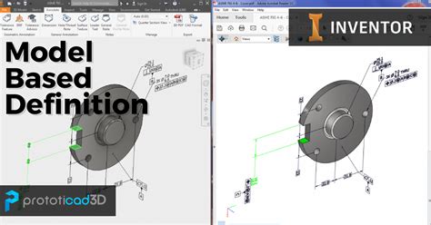 ¿documentación 3d ¡ahora Es Posible Con La Integración Mbd En Autodesk Inventor Prototicad