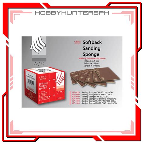 Infini Model Isp Series Sanding Sponge Per Piece Grit 220 400 600