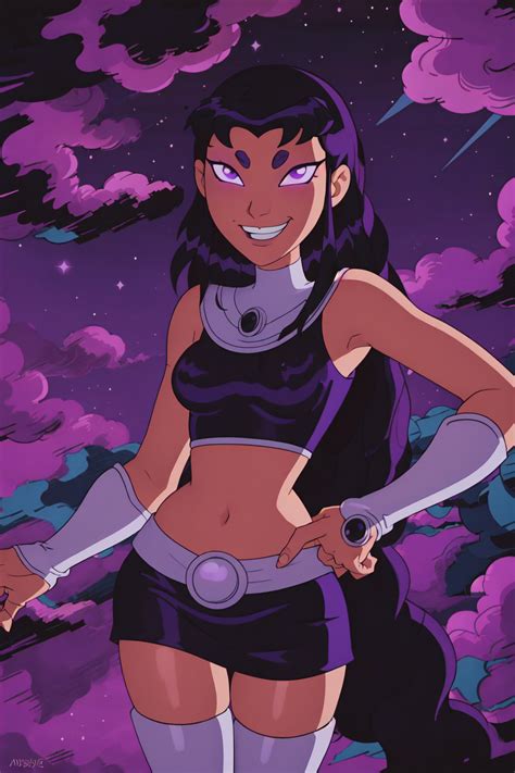 Blackfire Teen Titans Cartoon Concept 3 By Quantumreel On Deviantart
