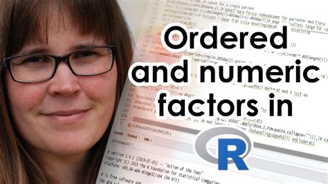 Ordered And Numeric Factors In R Youtube