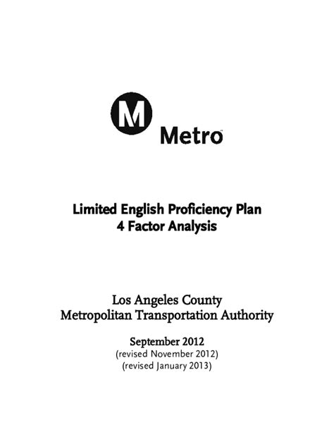 Fillable Online Limited English Language Proficiency Plan Linguistic