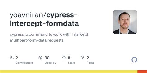 Github Yoavnirancypress Intercept Formdata Command To
