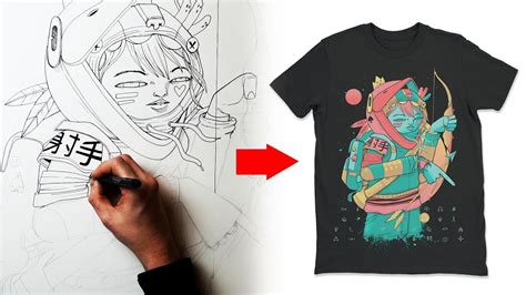 Art Illustration T Shirt Design Illustration Arts Ideas