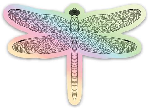 Holographic Dragonfly Stickers Sophiescritters