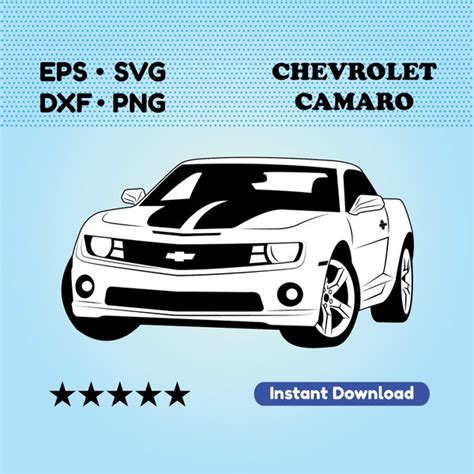 Camaro Dxf Files Etsy