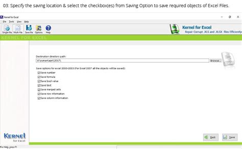 kernel for excel recovery โปรแกรม excel recovery กู้ไฟล์สเปรดชีต excel