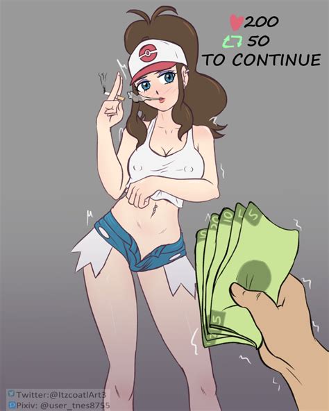 Rule 34 1girls Before Sex Big Breasts Blue Hair Brown Hair Female Female Focus Hilda Pokemon