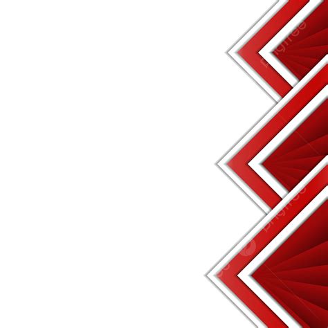 Red Simple Business Border Phnom Penh Background Geometric Red Gradient Three Dimensional Border