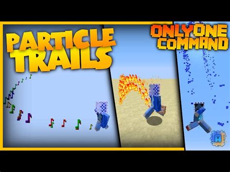 Particle Trails With Only One Command Vanilla Tnt Arrow And Flame