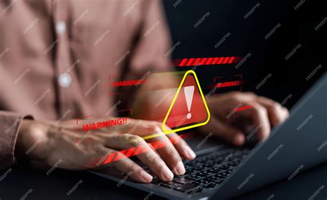 Premium Photo System Warning Caution Sign For Notification Error And Maintenance Concept Cyber