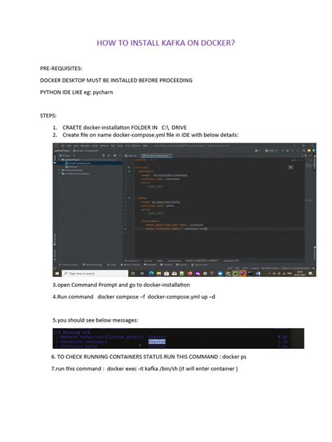 How To Install Kafka On Docker Pdf