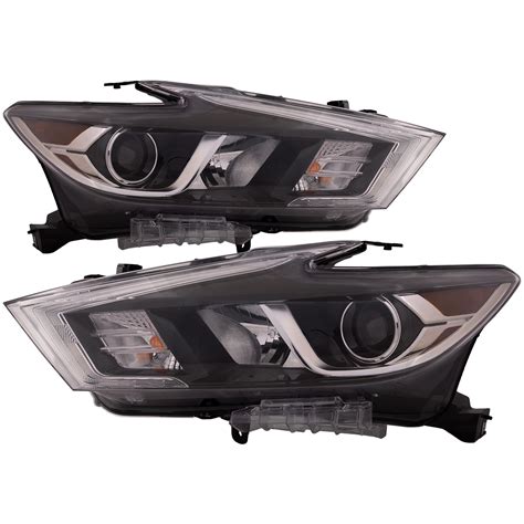 Headlight Led Platinum Capa Certified Left And Right Pair Fits 2016
