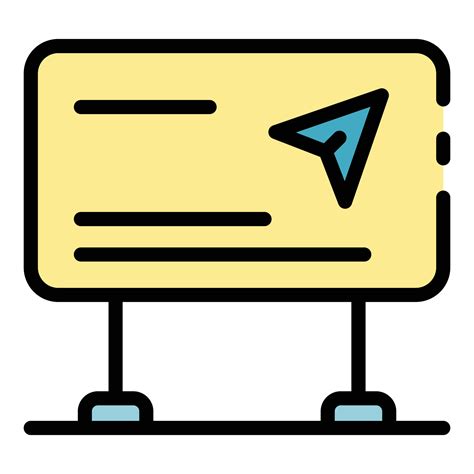 Gps Navigation Map Icon Color Outline Vector 15153875 Vector Art At Vecteezy