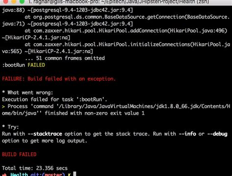 JHipster Mini Book Tuto Fail Like Other Stack Overflow