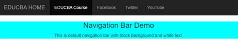 Bootstrap Navigation Bar Learn The Examples Of Bootstrap Navigation Bar