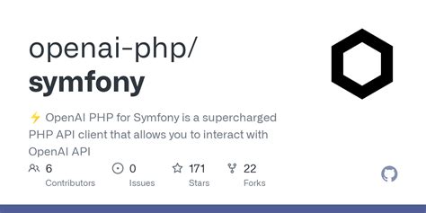 github openai php symfony ⚡️ openai php for symfony is a