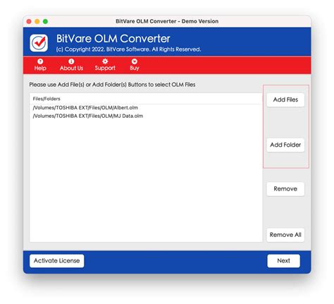 Olm To Eml Converter Access Olm In Windows Live Mail Bitvare Software