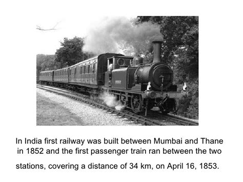 Bombay Photo Images Mumbai Indias First Passenger Train Journey