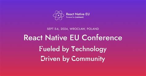 react native eu 2022 is back book your spot and join us this