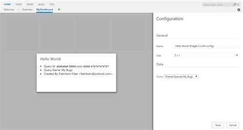 Add A Dashboard Widget Azure Devops Microsoft Learn