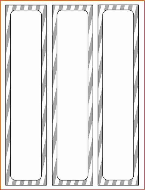 Binder Spine Template 2 Inch