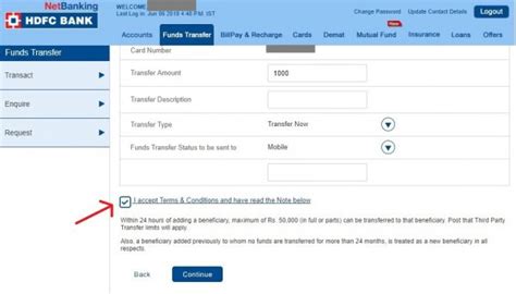 HDFC Netbanking Login Registration Activate Fund Transfer Payments