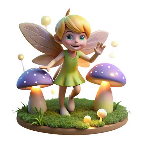 Vibrant Traditional A Playful Pixie With Gossamer Wings 4k 60336574 Png